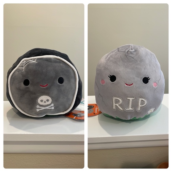 Squishmallows | Other | Nwt 8 Alva And Felice The Tombstone Coffin ...